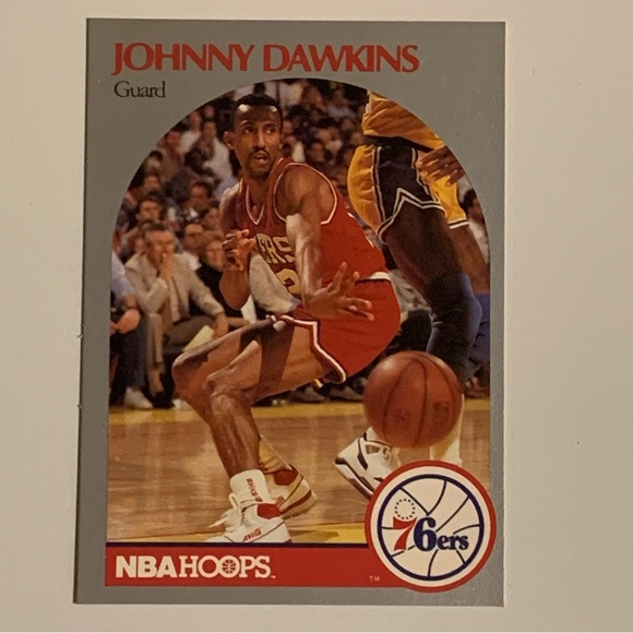 NBA HOOPS | Toys | 99 Nba Hoops Philadelphia 76ers Johnny Dawkins 227 ...